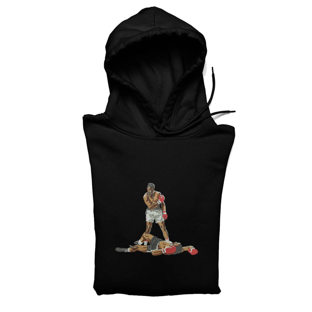 Iconic Muhammad Ali Embroidered Hoodie | GotGarms